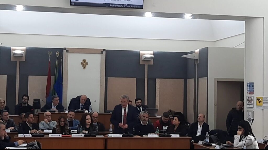 Taranto, Consiglio Comunale per Kyma Ambiente Taranto, Consiglio Comunale per Kyma Ambiente