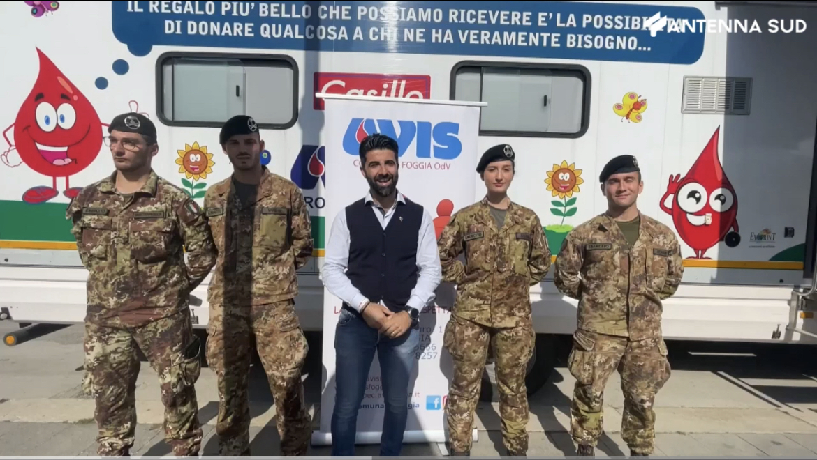 Attualità | Foggia, Avis ed Esercito insieme per promuovere il dono Attualità | Foggia, Avis ed Esercito insieme per promuovere il dono